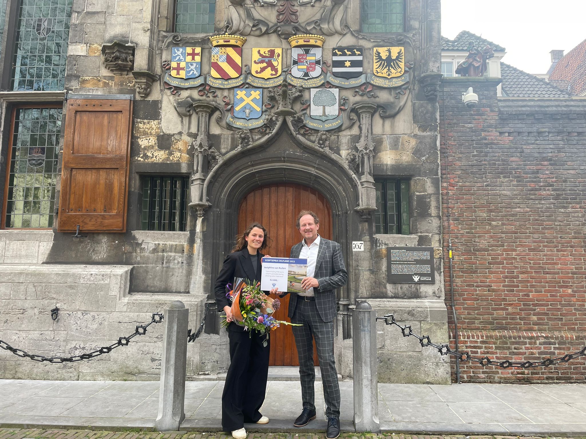 Joséphine van Ruiten wint scriptieprijs Delfland 2023 - Delfland